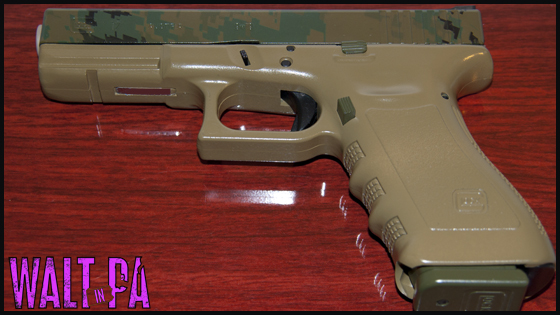 Glock 19 Custom Paint Cerakote Gun Coating Lohman Gunsmith Houston