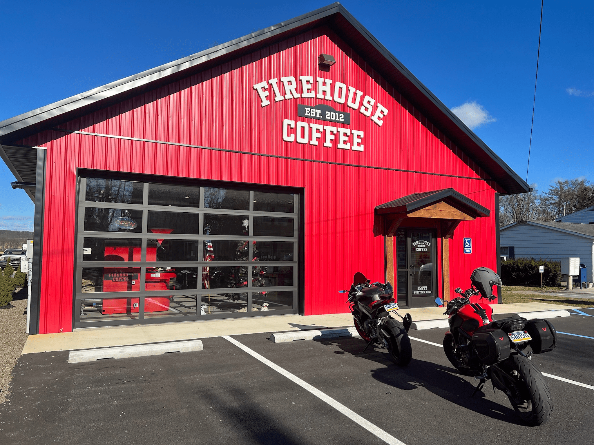 Visiting Firehouse Coffee - Walt In PA
